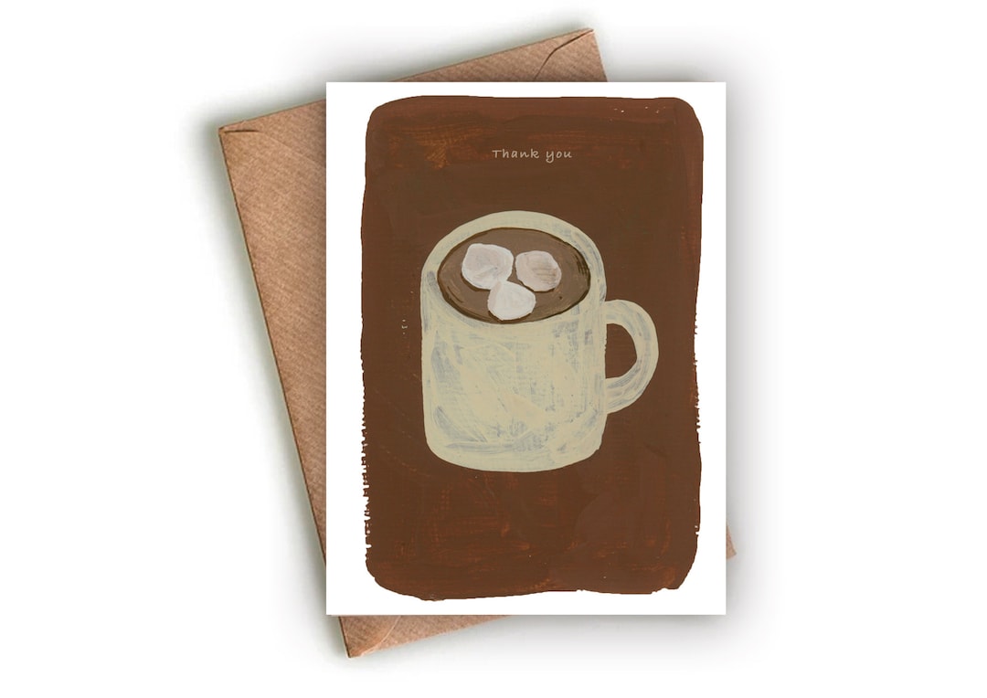 Coffee-illustrated Greeting Card for Thanks Someone， Daily Greeting ...
