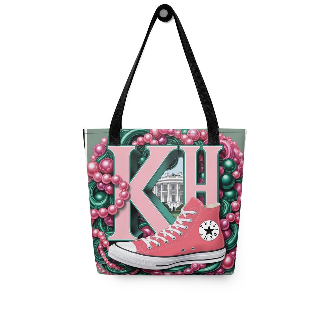 KH President. Pink and Green Tote Bag - Etsy
