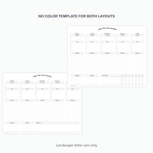 Confetti Weekly Planner Printable: Undated Schedule Template (digital ...
