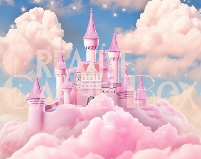 Princess Backdrop Fairy Tale Backdrop Cloud Background Once - Etsy