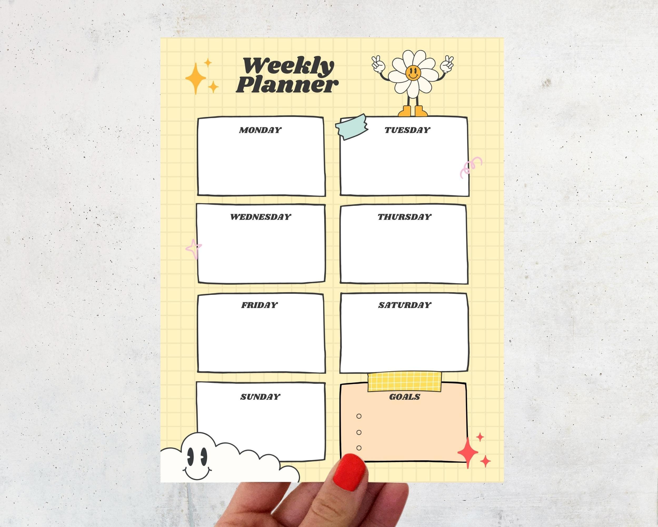 PRINTABLE Weekly Planner Bundle Printable Planner Instant Download ...