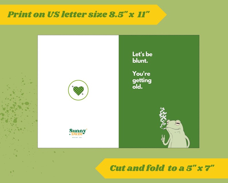 PRINTABLE Let's Be Blunt | Printable Card | Instant Download | Stoner ...