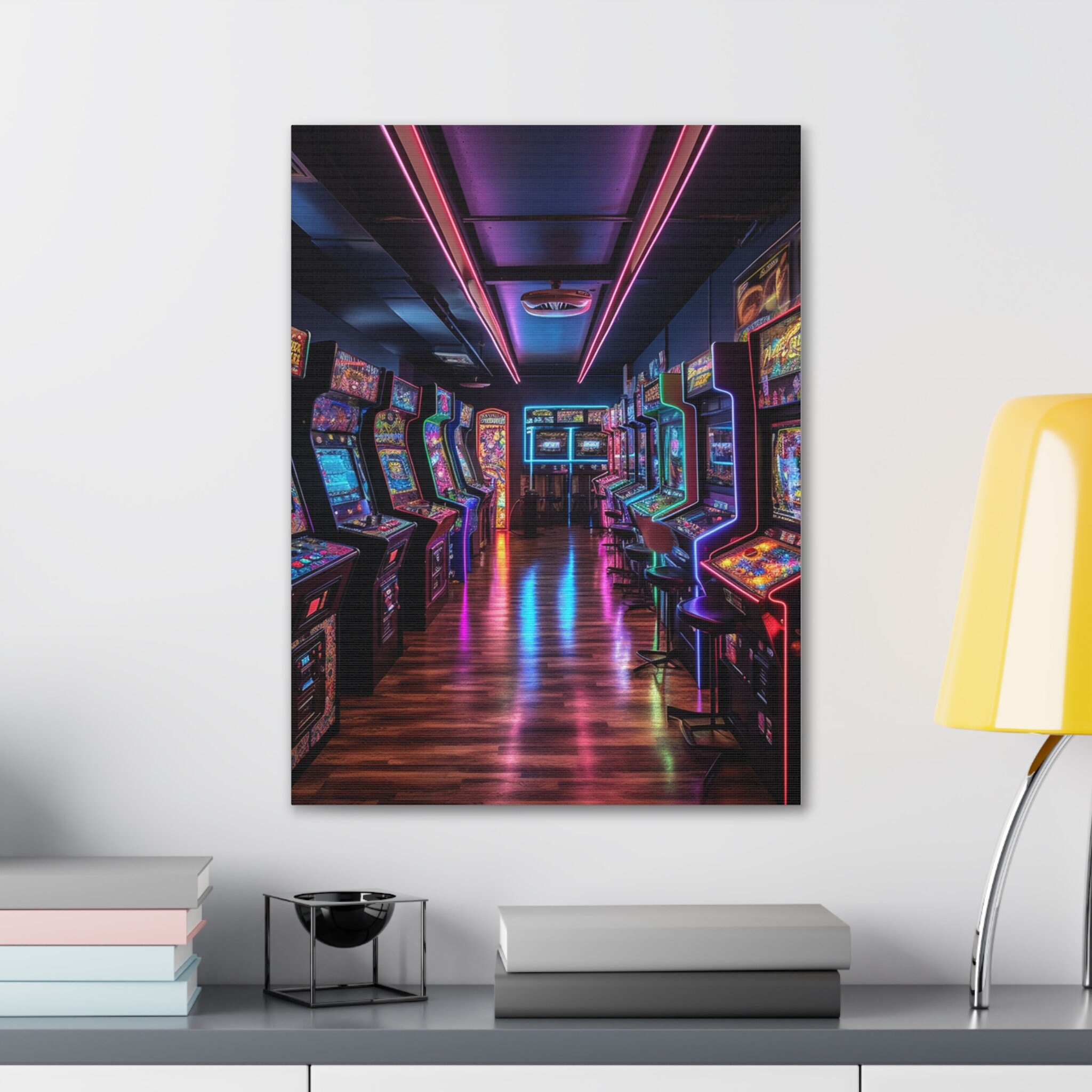 Retro Arcade Art Canvas Gallery Wraps, Multiple Sizes - Etsy