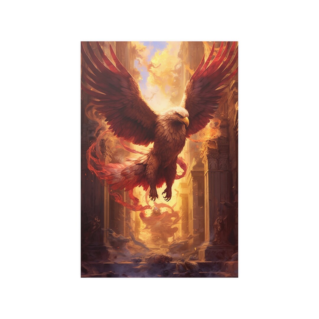 Griffin Physical Print/poster - Etsy