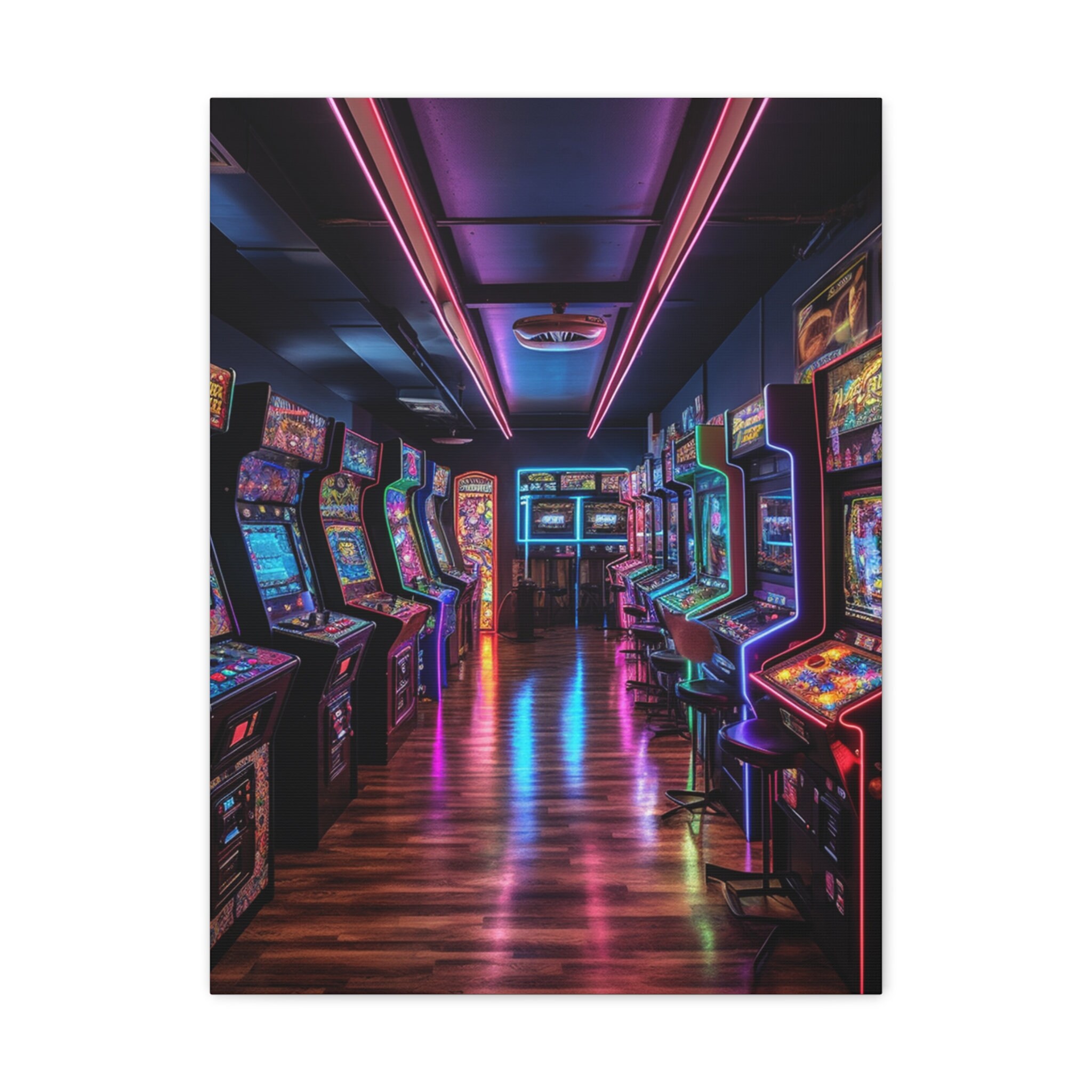 Retro Arcade Art Canvas Gallery Wraps, Multiple Sizes - Etsy