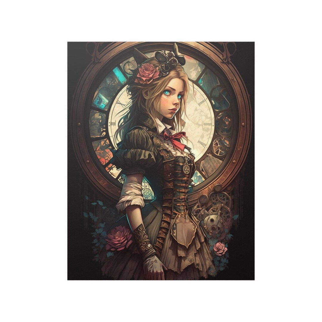 Clockwork Wonderland Physical Print/poster multiple Sizes - Etsy