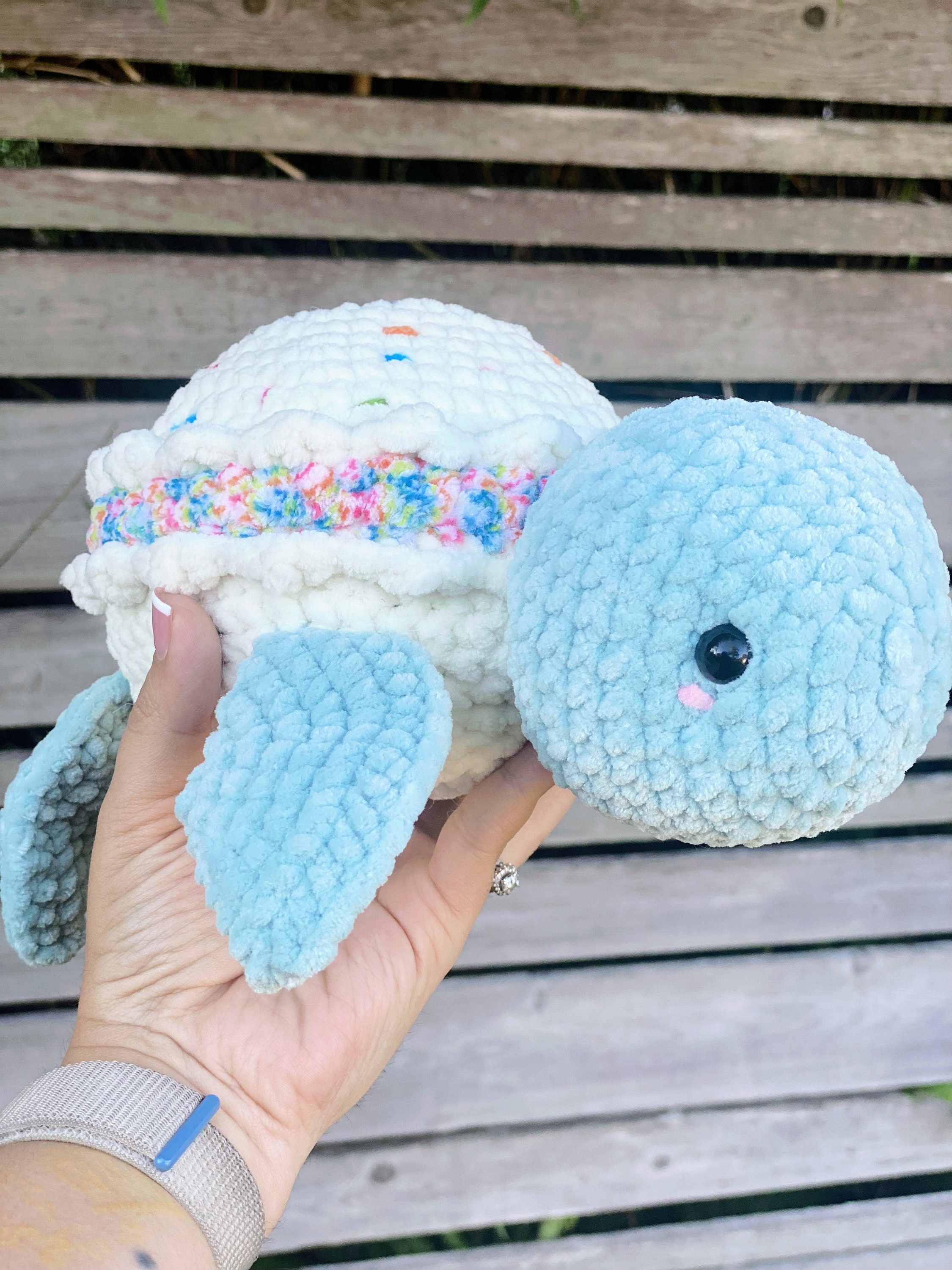 Fruity Pebbles Macaron Turtle Plush - Etsy