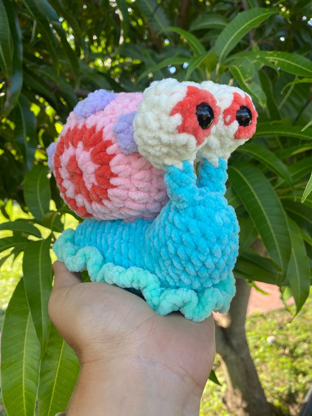 Cute Sea Snail small, Decor, Plush - Etsy