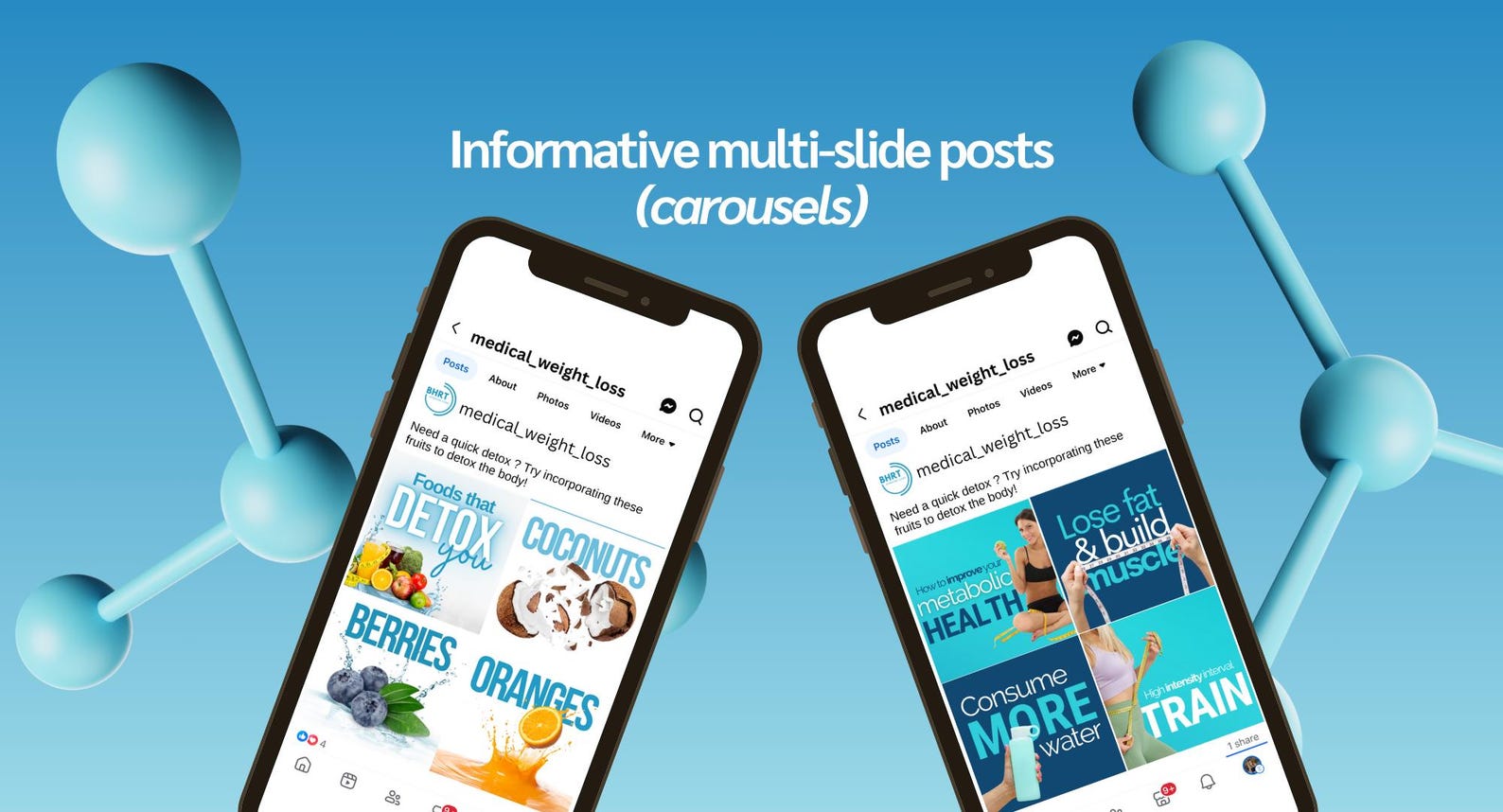 196 Reels & Posts for Weight Loss Clinics | Semaglutide Flyer | GLP1 ...
