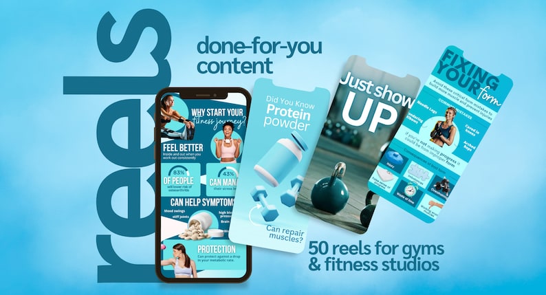 50 Reels for Fitness Gyms | Tiktok Videos | Weight Loss Marketing ...
