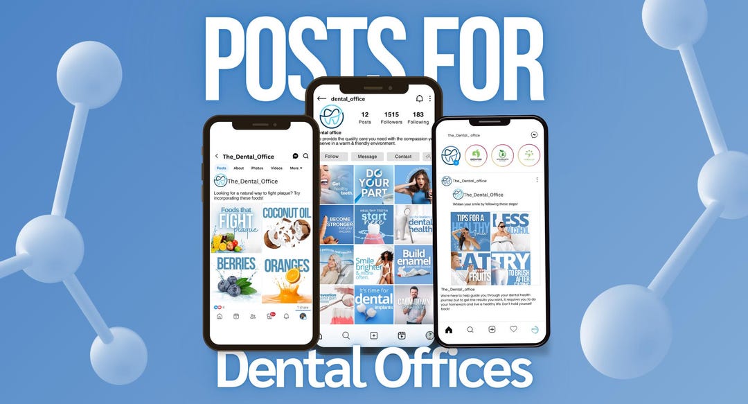 72 Posts for Dental Offices | Dentist Instagram | Dentist Marketing ...