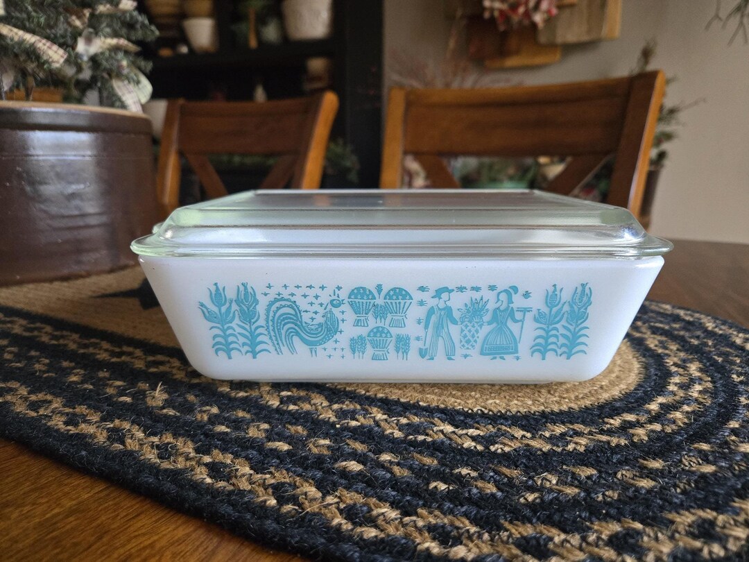 Vintage Pyrex 503 Amish Butterprint Refrigerator Dish With 503-C Lid - Etsy