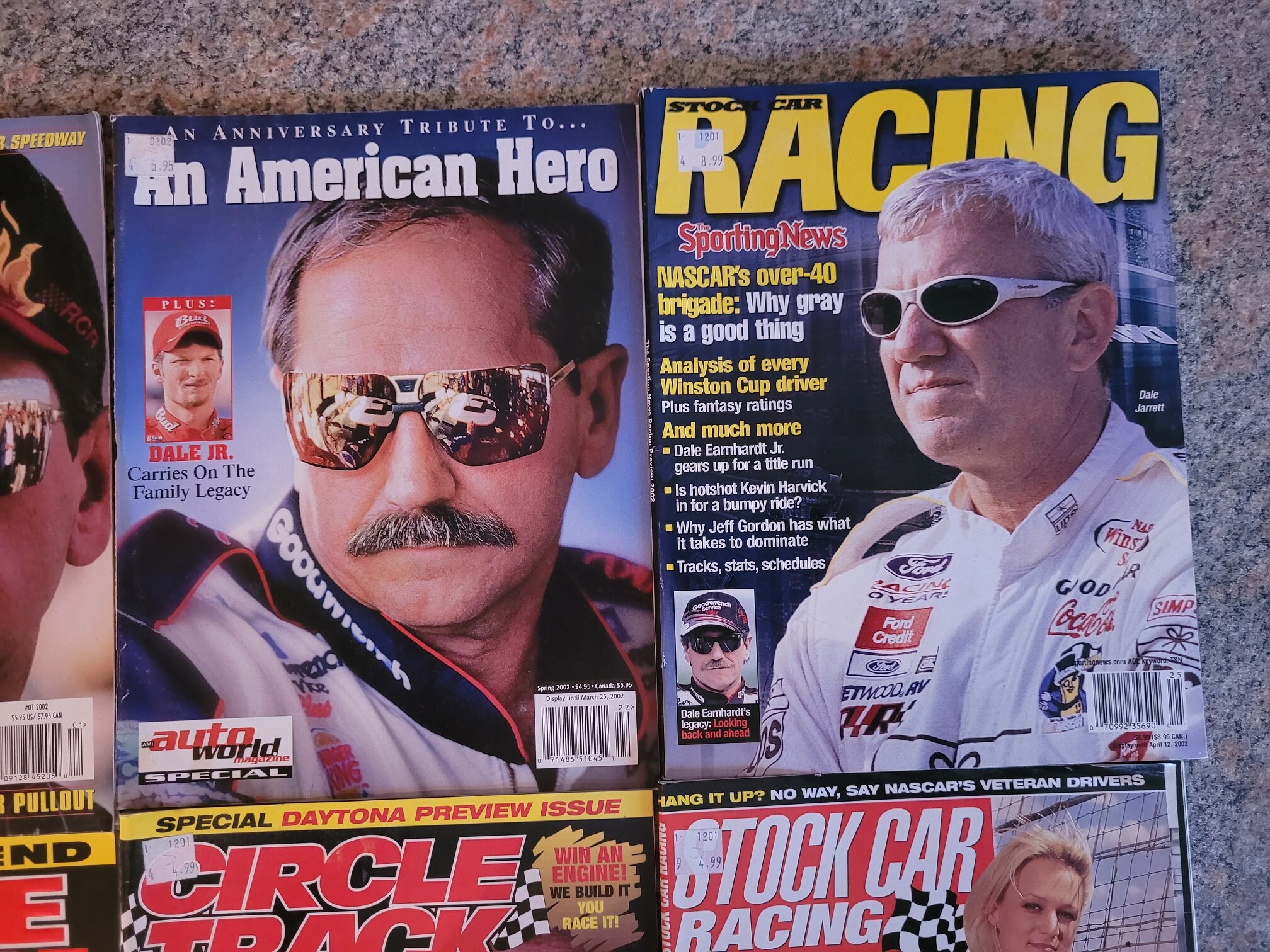 Lot of 8 Nascar Magazine Dale Earnhardt Jeff Gordon Stock Car - Etsy
