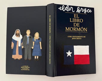 Custom Painted Book of Mormon | Personalized LDS Gift | Missionary ...