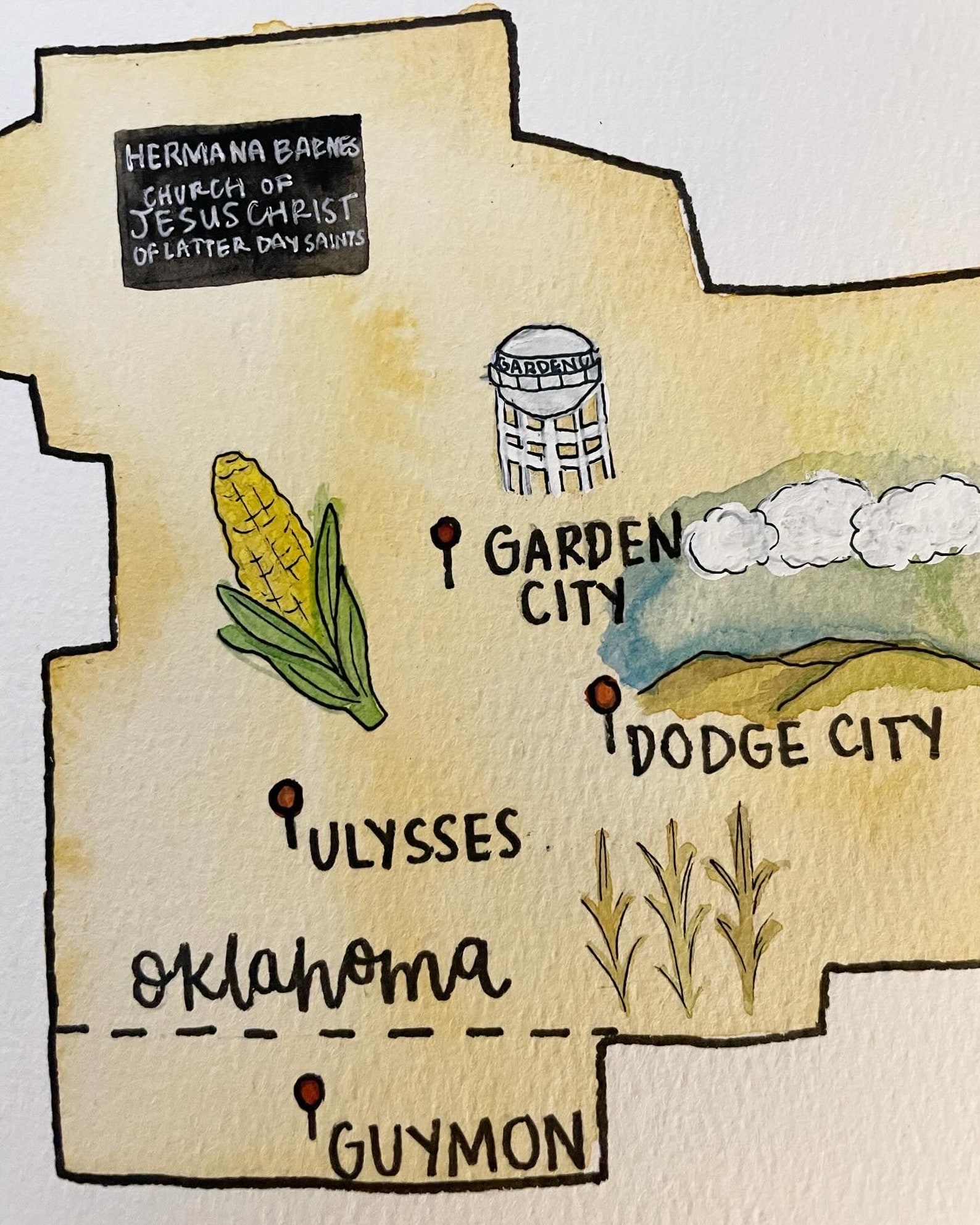 Custom Mission Map | LDS Mission | Elder Sister Missionary | Keepsake ...