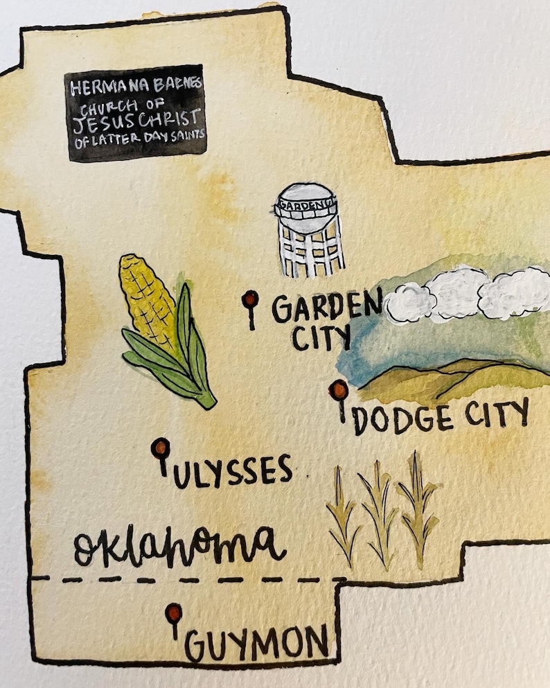 Custom Mission Map | LDS Mission | Elder Sister Missionary | Keepsake ...