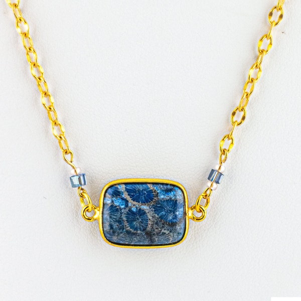 Blue Coral Jewelry - Etsy