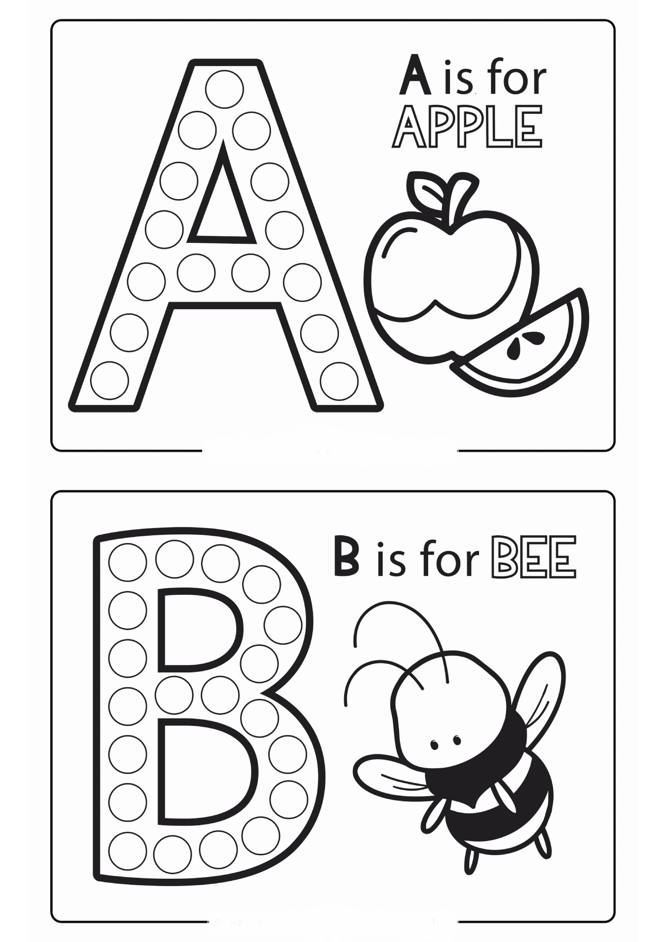 Best Selling Alphabet Worksheets | ABC Do a Dot Printables | Preschool ...