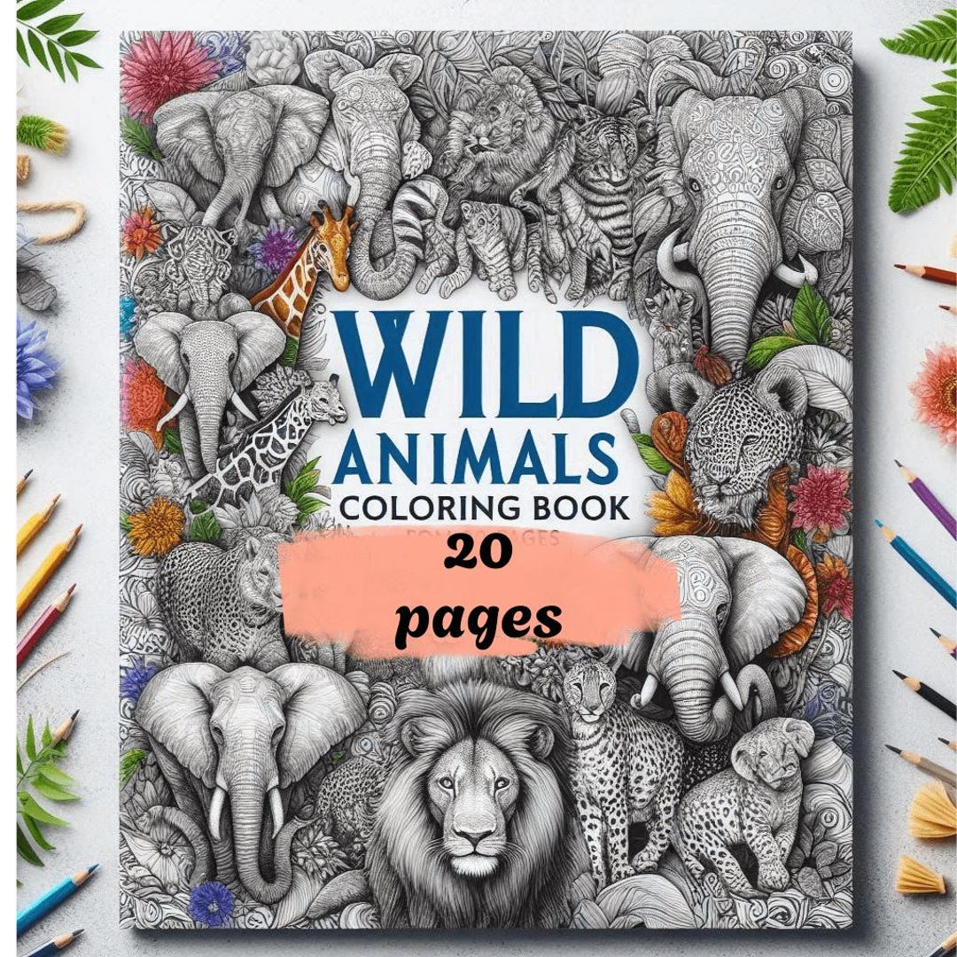 Forest Animals Coloring Pages for Kids: 20 Fun Printable Sheets ...