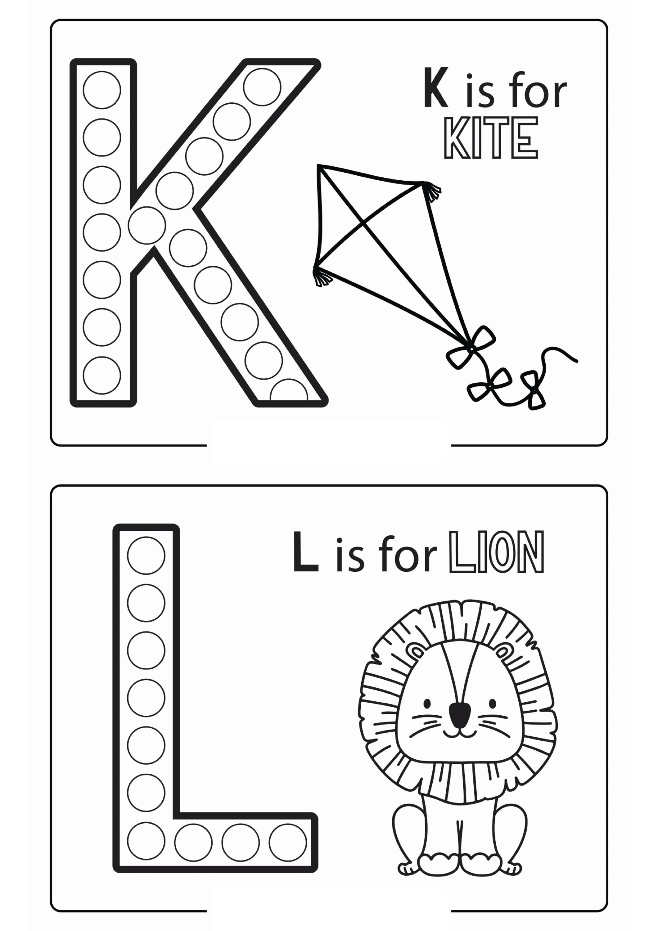 Best Selling Alphabet Worksheets | ABC Do a Dot Printables | Preschool ...