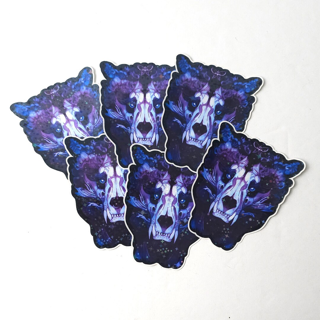 Lion Skull Die Cut Decal Animal Sticker Waterproof Big Cat Art DA-0009 ...