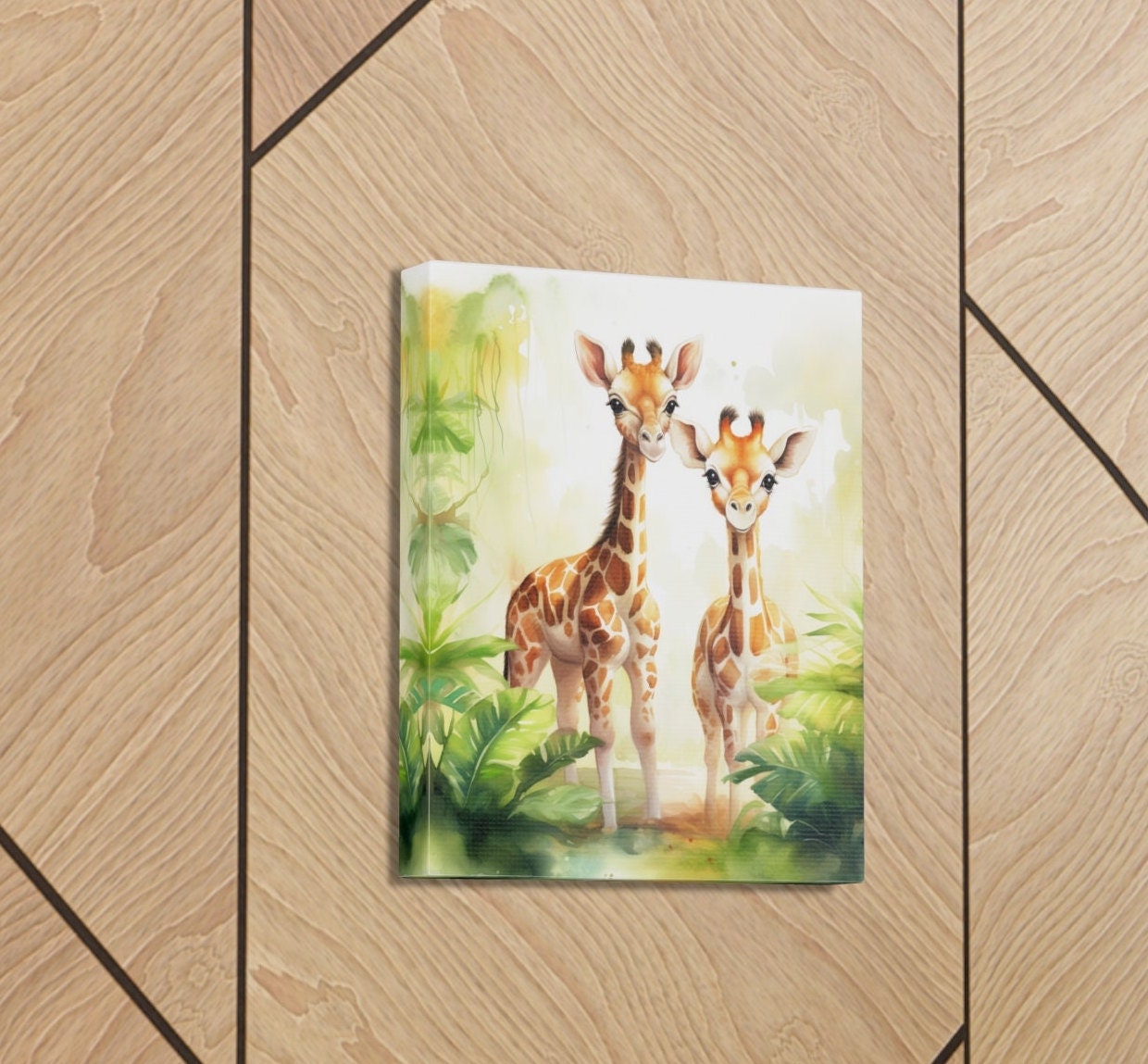 Giraffe Nursery Wall Art, Giraffe Kids Print, Nursery Canvas, Nursery ...