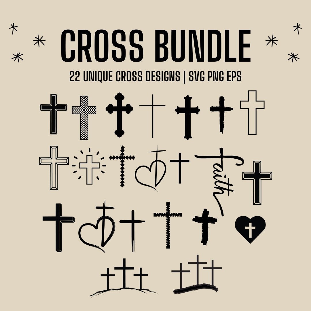 Cross Svg Bundle - Cross Svg, Love Svg, Easter Svg, Cross Cut Files ...