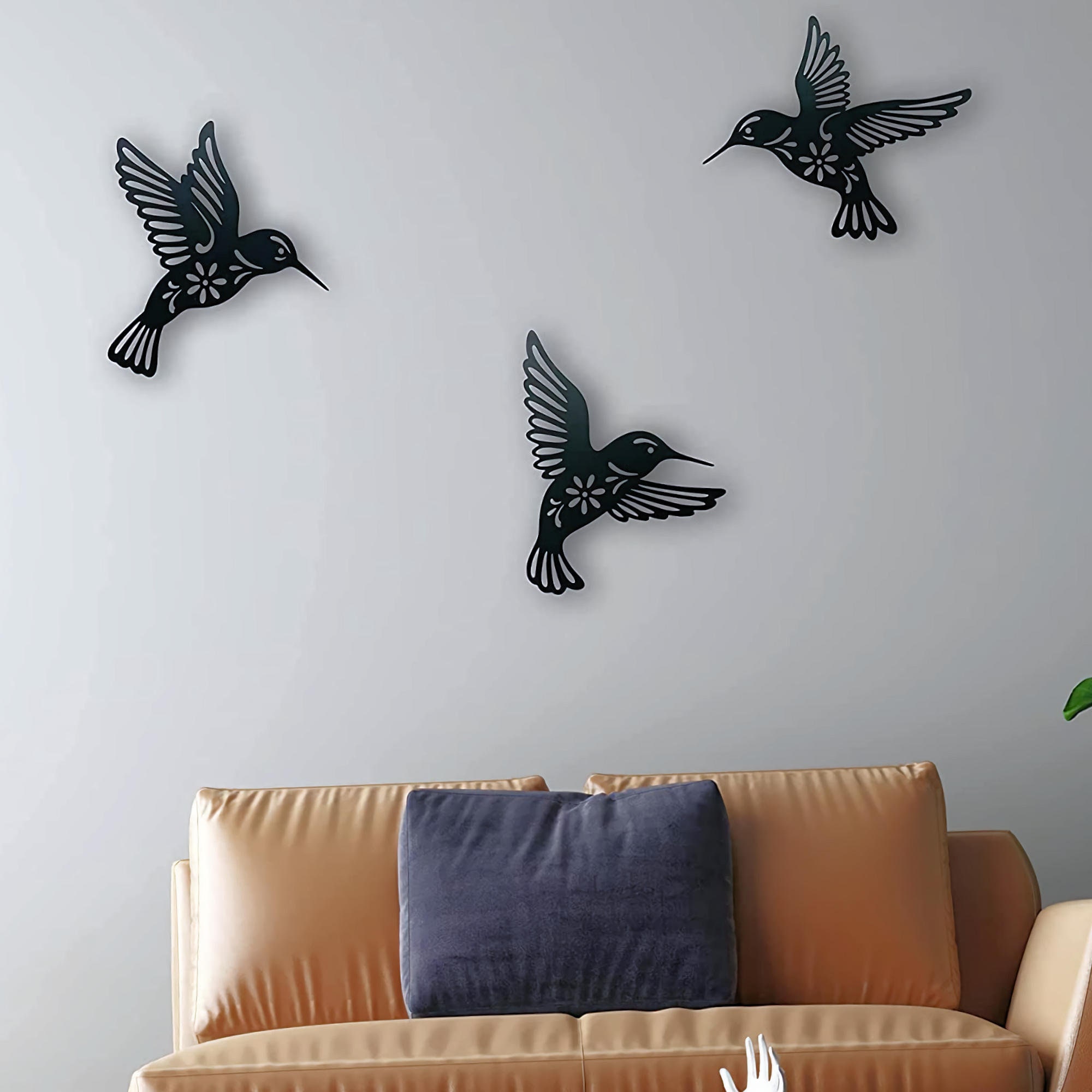 Hummingbird Metal Art Home and Garden Wall Decoration - Etsy Canada
