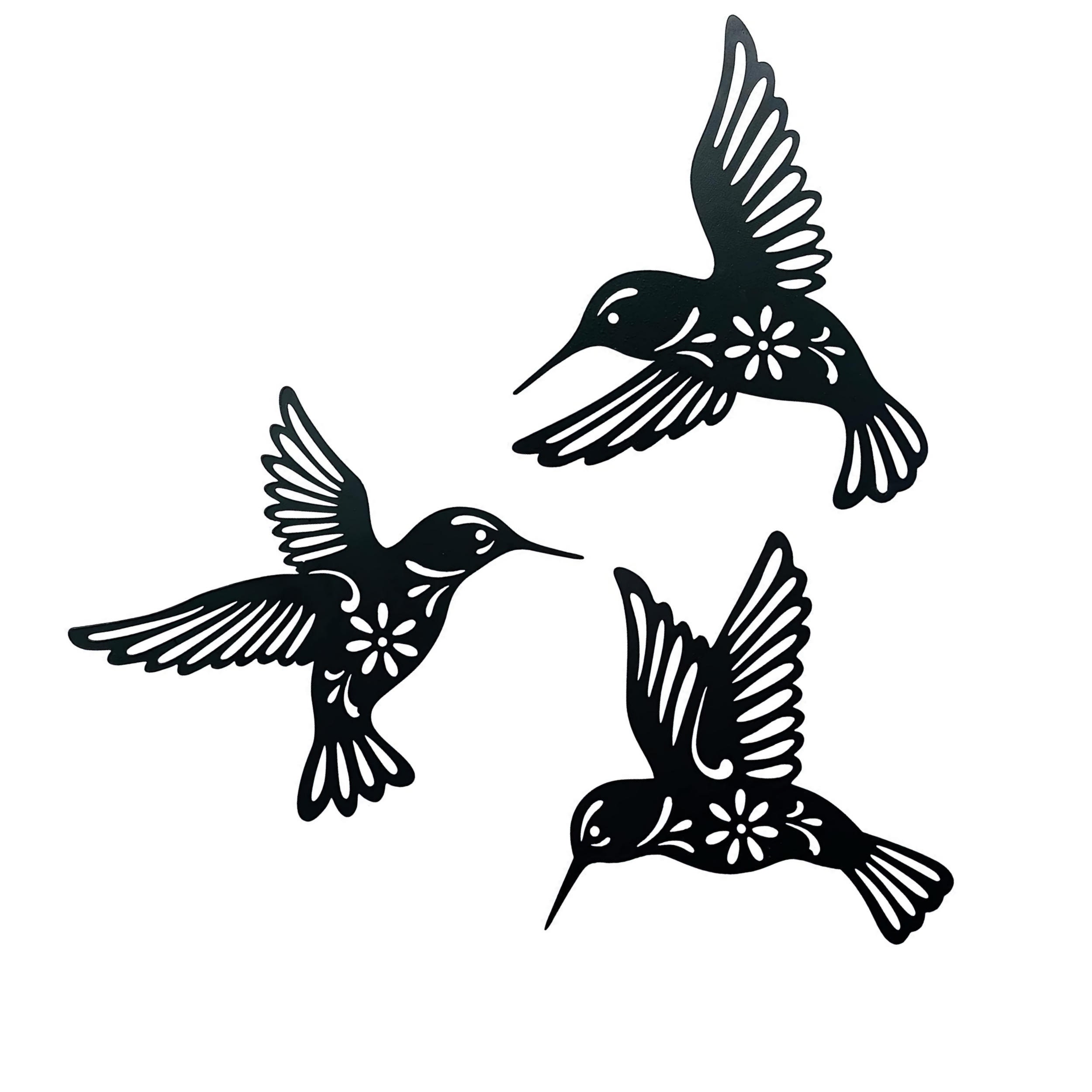 Hummingbird Metal Art Home and Garden Wall Decoration - Etsy Canada