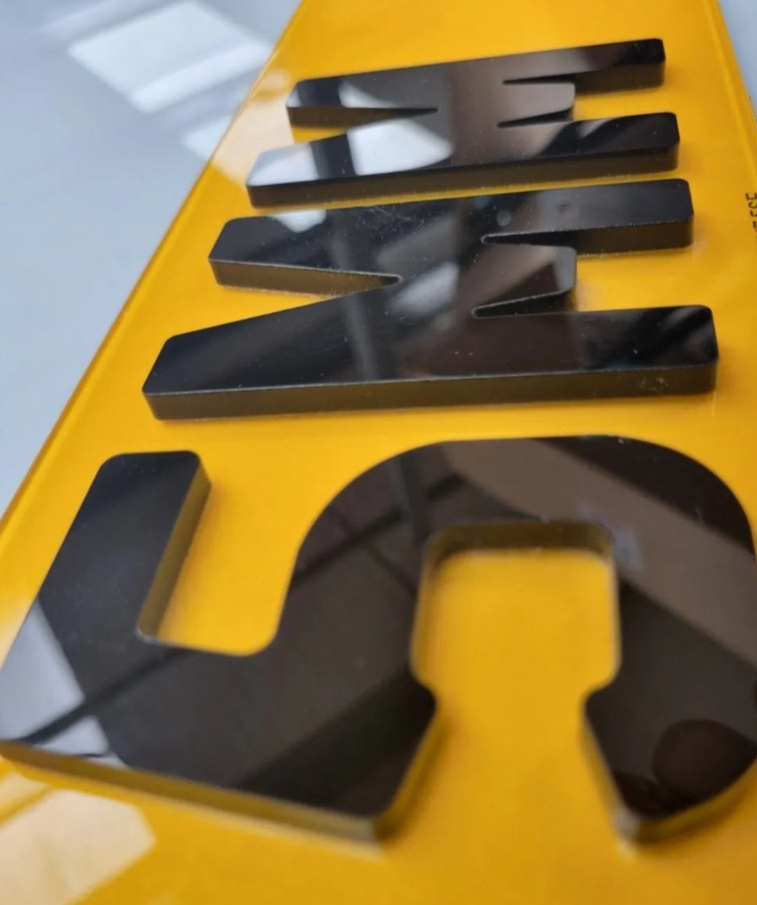 5mm Black 4D Laser Cut Car Number Plates - Etsy