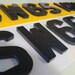 6mm Black 4D Laser Cut Car Number Plates - Etsy UK