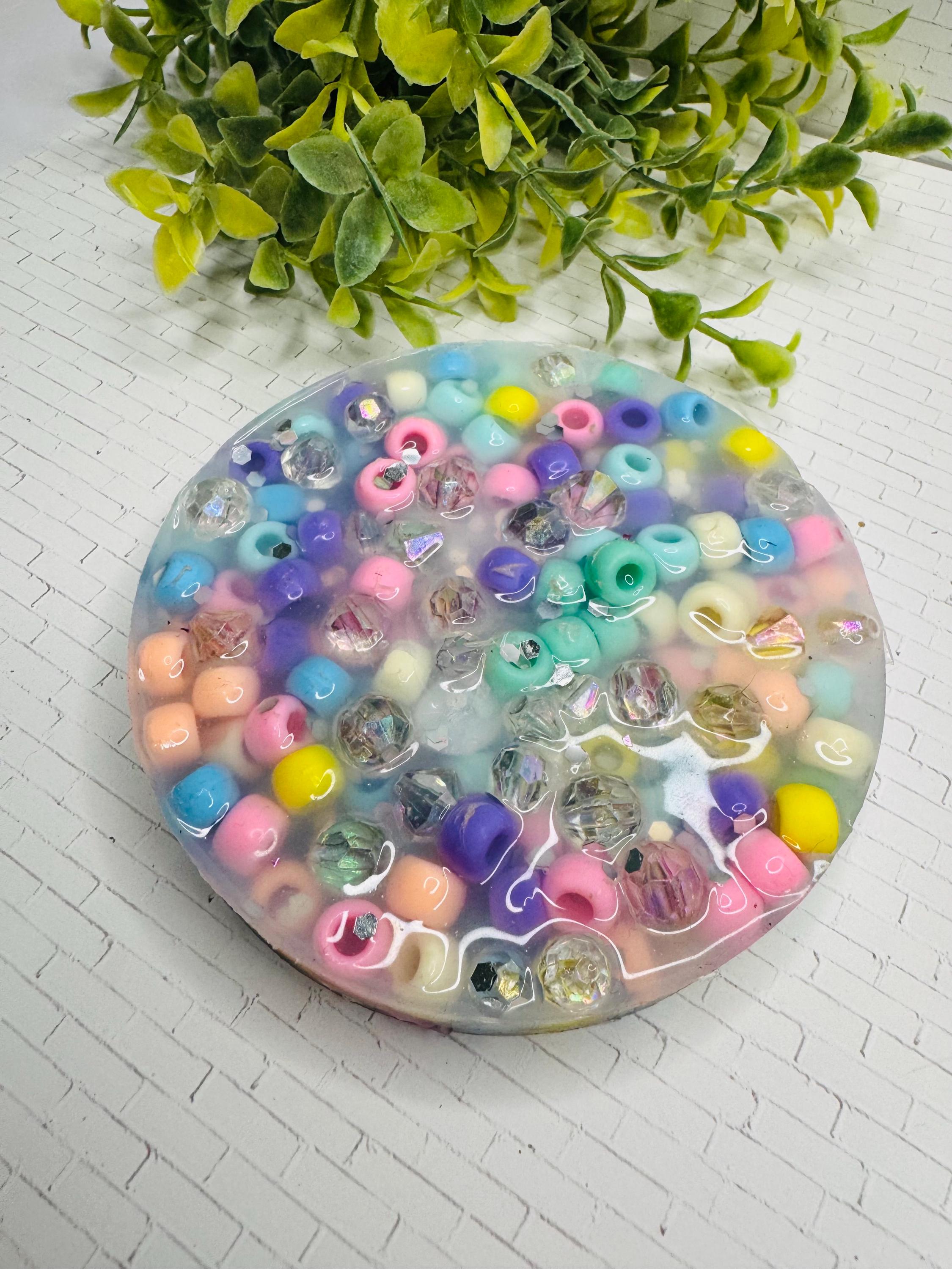 Pastel Picky Pad: Sensory Bead Fidget Toy for Anxiety and ADHD, Dreamy ...