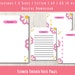 Notes Page Printable, Lined Notes Template, Note Taking, Writing Paper ...