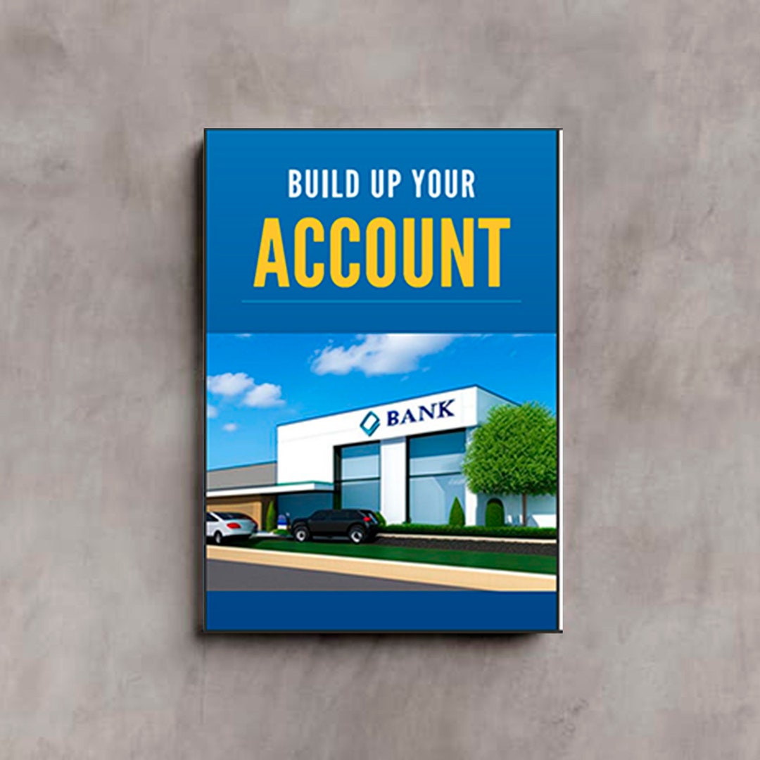Build up Your Bank Account - Etsy