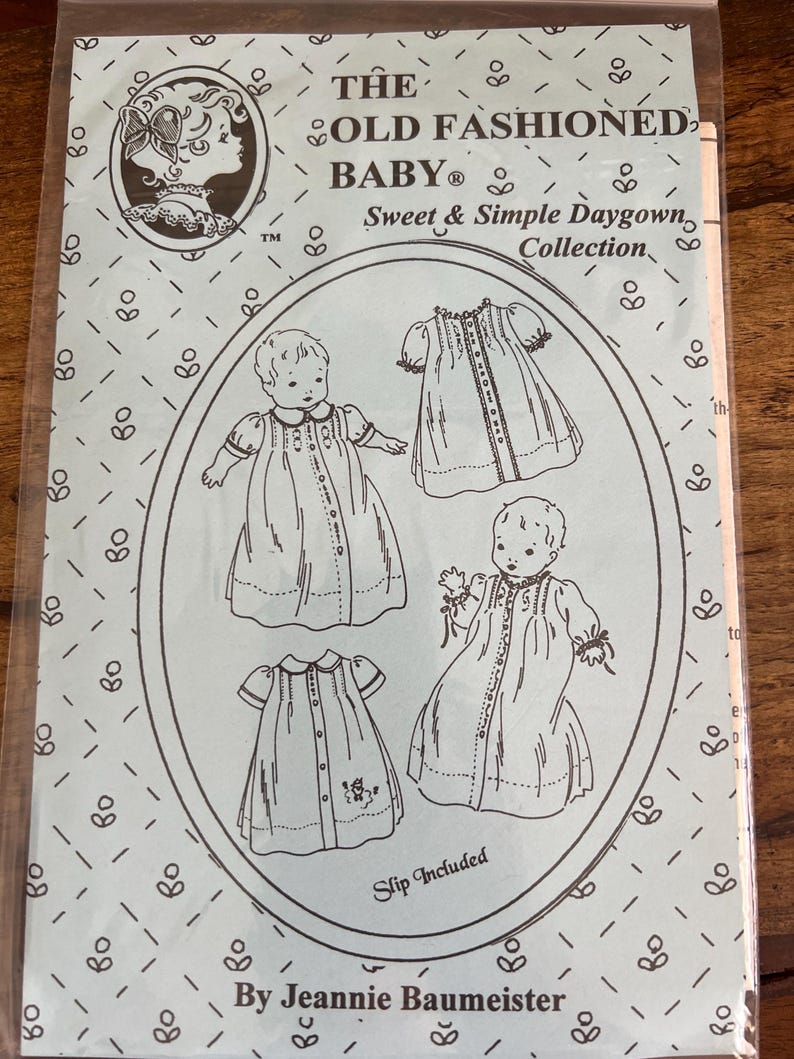 Sweet & Simple Daygown Sewing Pattern Size Infant Heirloom Jeannie ...
