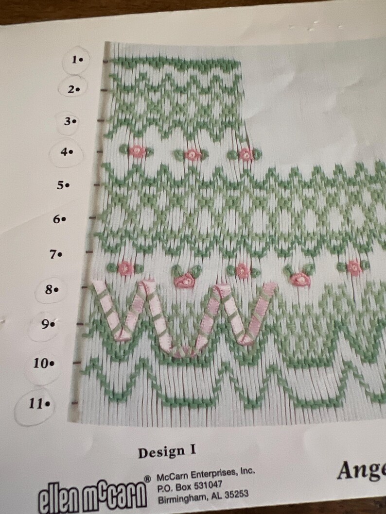 Angelina by Ellen Mccarn Smocking Plate Heirloom Sewing Bishop Dress ...