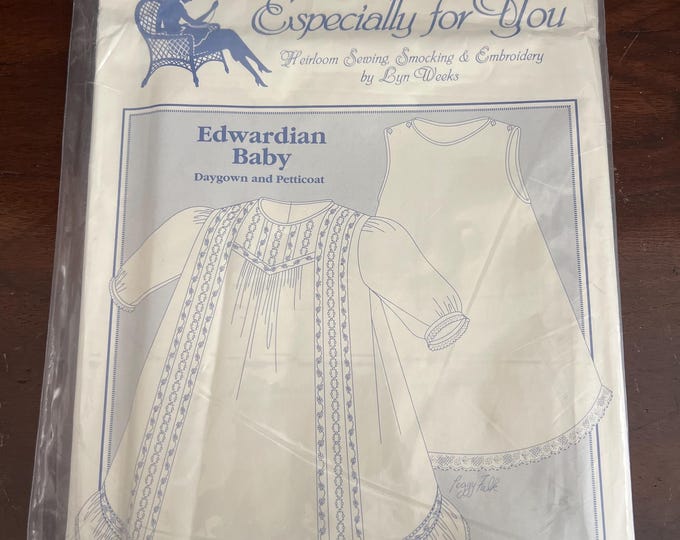 Edwardian Baby Daygown and Petticoat Heirloom Pattern Especially for ...