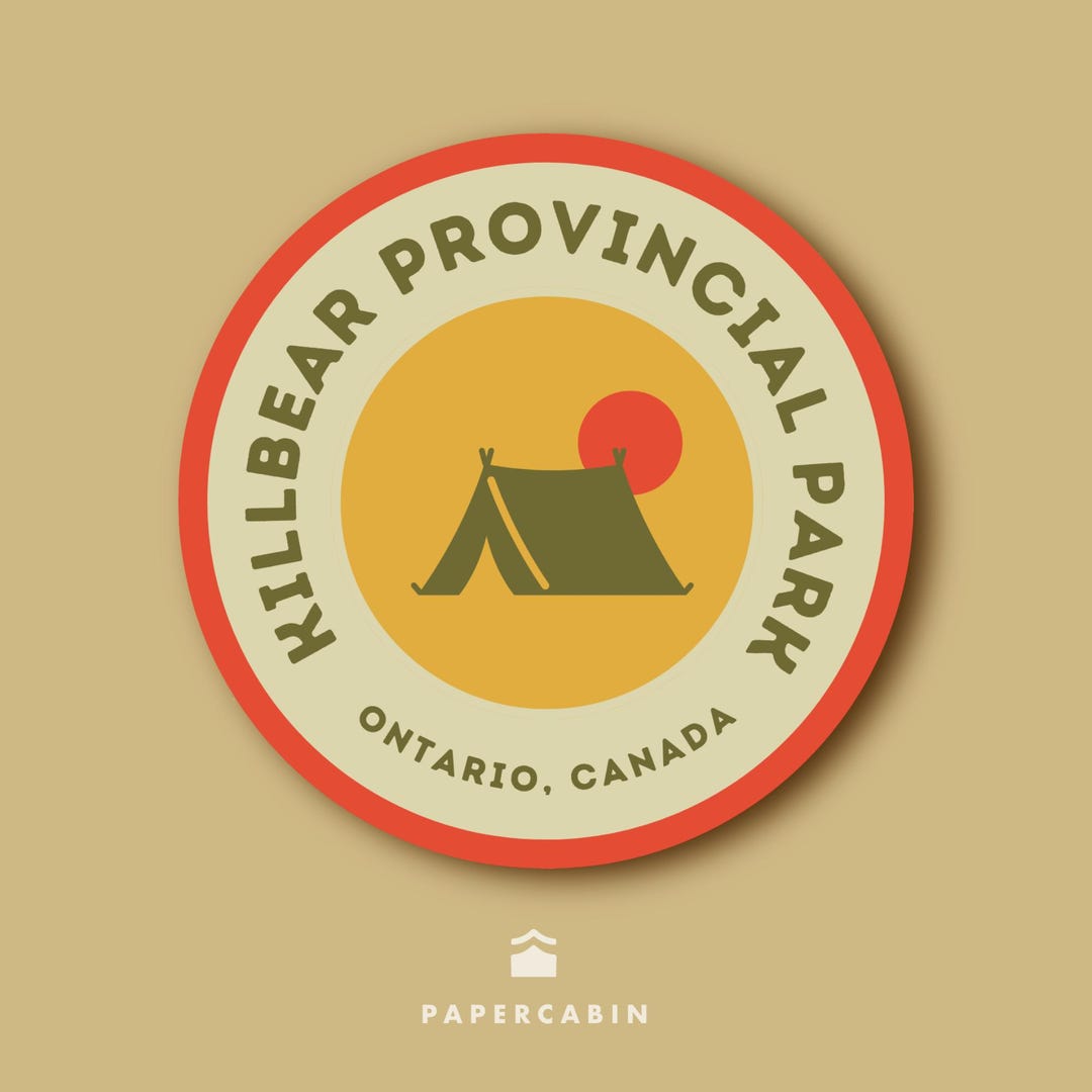 Killbear Provincial Park Vinyl Sticker | Nature Inspired, Travel ...