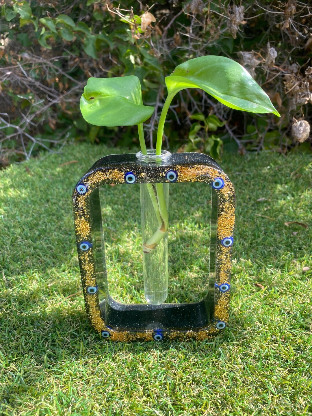 Resin Vase, Flower Vase, Plant Vase, Propagation Station, Bud Vase ...