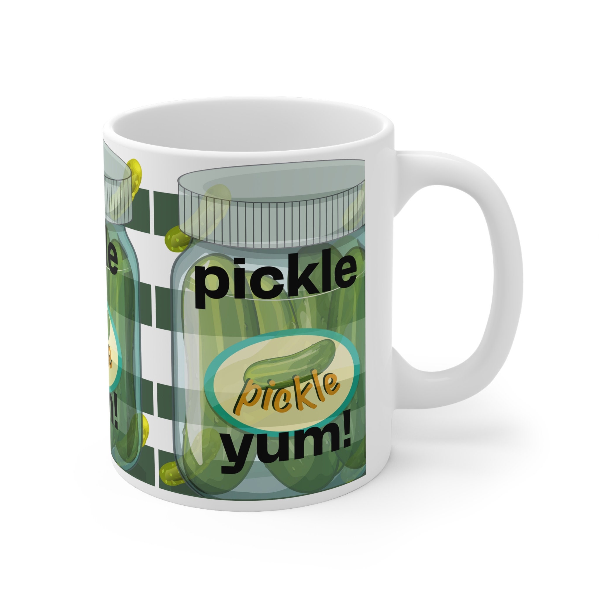 Funny Pickle Mug/funny Coffee Mug/pickle Jar on Mug/mug for Pickle ...