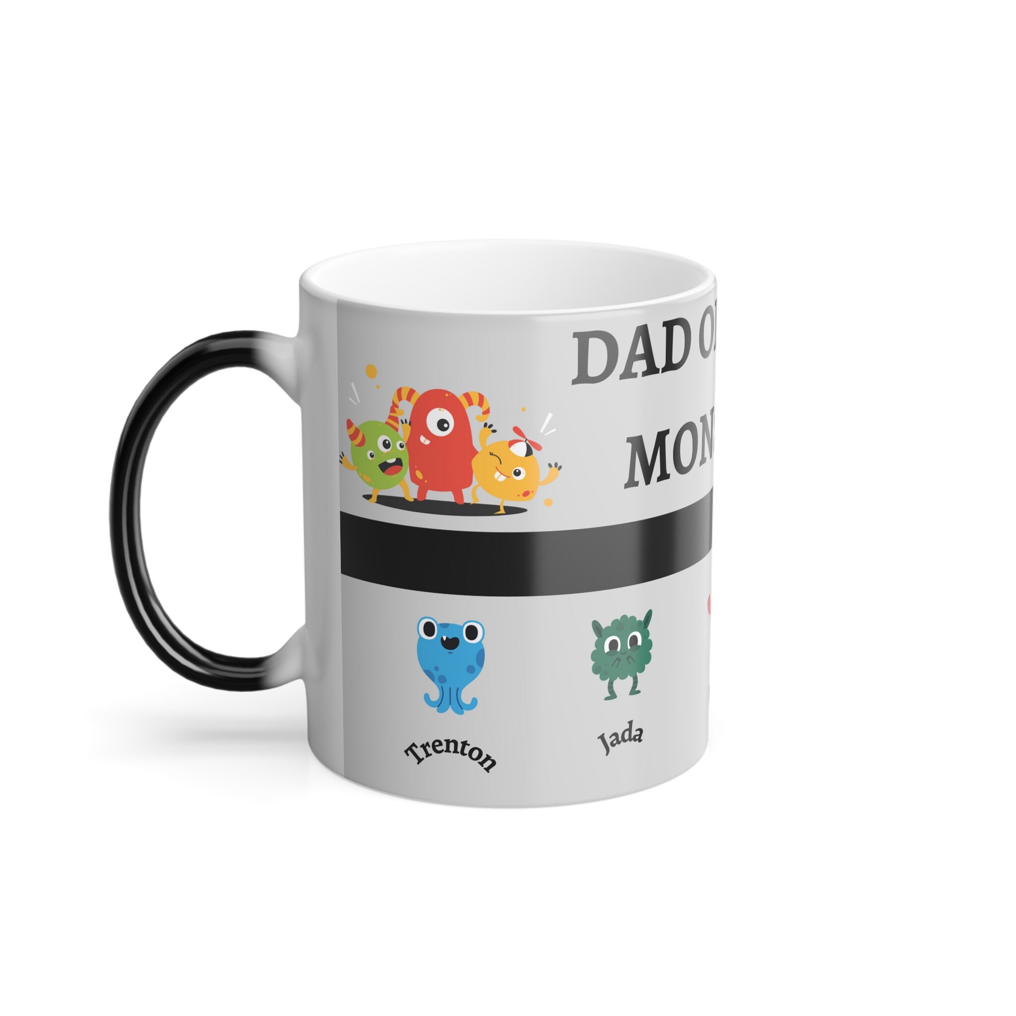 Monster Dad Mug/personalize Father's Day Mug/personalize Father's Day ...