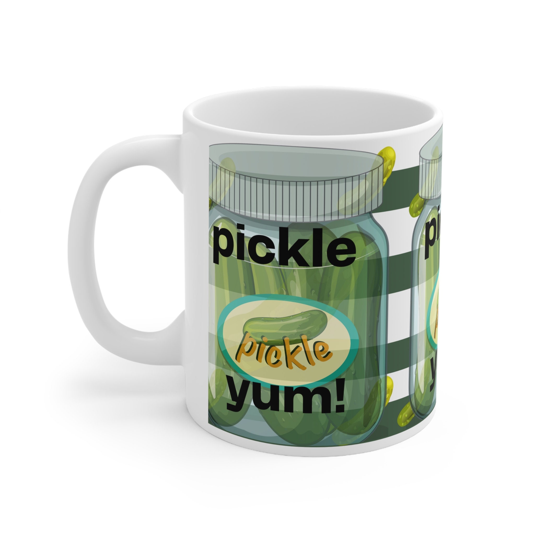 Funny Pickle Mug/funny Coffee Mug/pickle Jar on Mug/mug for Pickle ...
