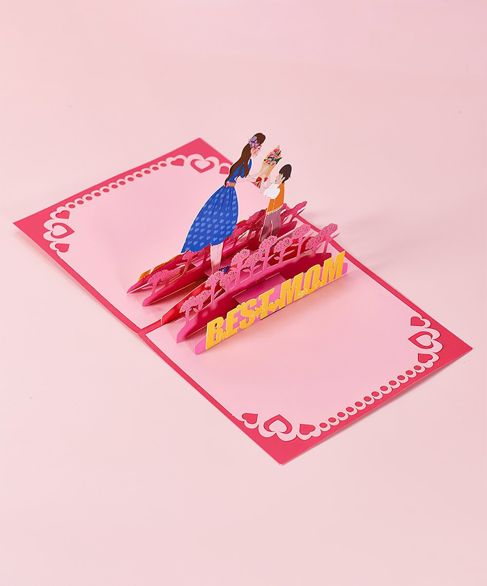Best Mom 3D Pop-up Card for Moms, Mother's Day, Birthday - Etsy
