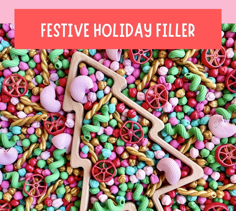 Festive Holiday Sensory Filler Christmas Sensory Bin Filler Christmas ...