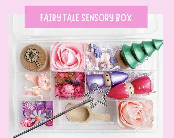 Fairy Tale Sensory Box Unicorn Sensory Bin Princess Fine Motor Activity ...