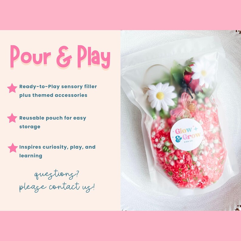 Strawberry Sensory Bin Kit Berry Farm Sensory Bin Garden Filler ...