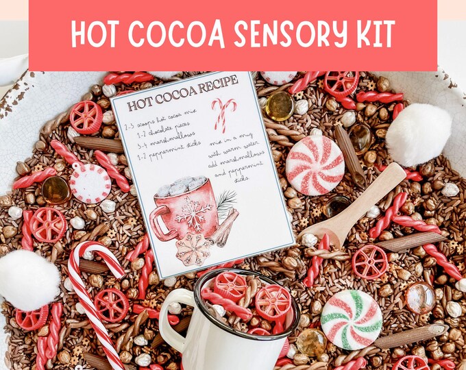 Hot Cocoa Sensory Bin Hot Cocoa Sensory Kit Hot Chocolate Sensory Bin ...