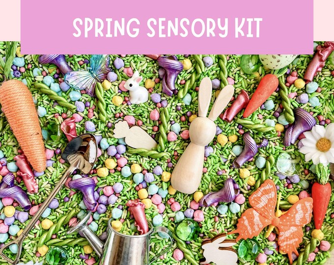 Spring Sensory Bin Spring Sensory Kit Garden Sensory Bin Easter Sensory ...