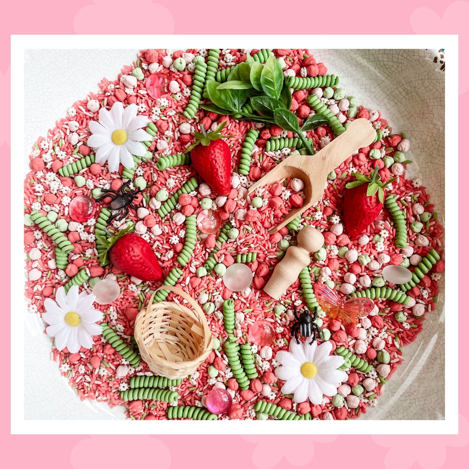 Strawberry Sensory Bin Berry Patch Sensory Bin Strawberry Sensory ...