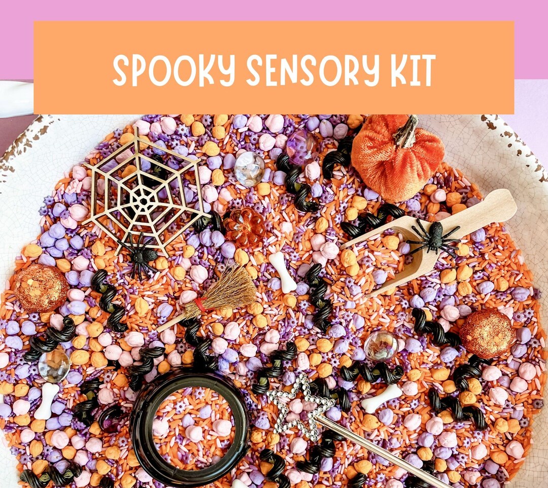 Spooky Sensory Bin Kit Halloween Sensory Kit Halloween Sensory Filler ...